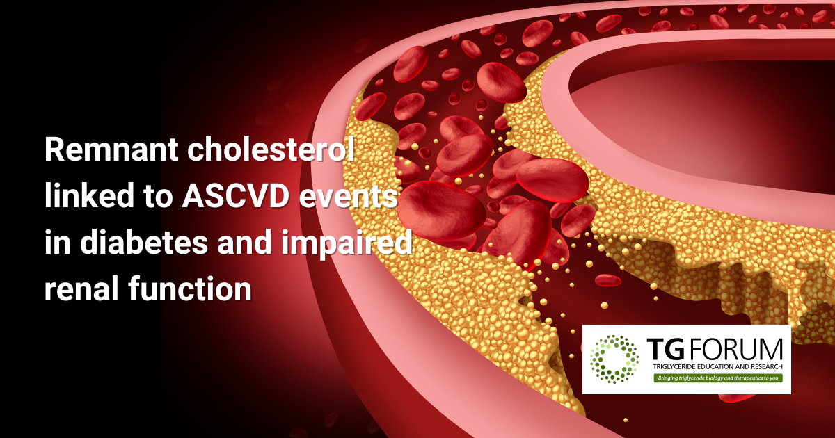 Remnant cholesterol linked to ASCVD events in diabetes and impaired ...